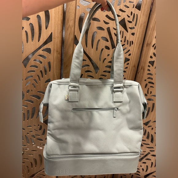 BEIS | Bags | Bis The Mini Weekender In Slate | Poshmark